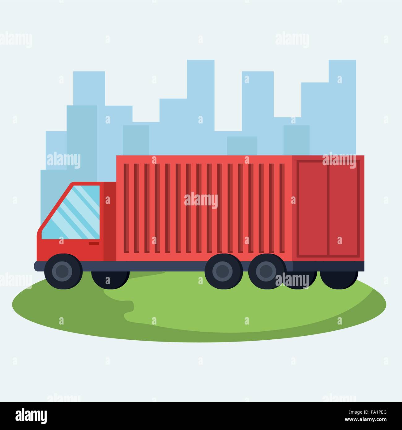 truck delivery service icon Stock Vector Image & Art - Alamy