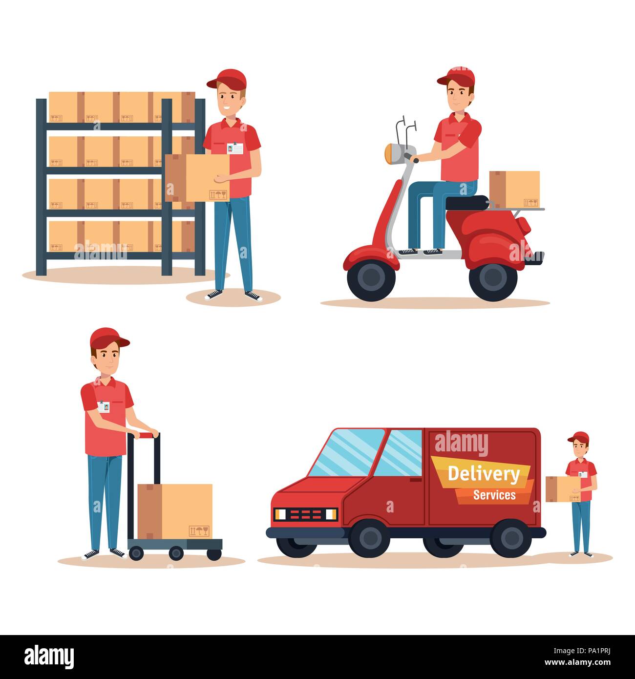 Carton characters Cut Out Stock Images & Pictures - Alamy