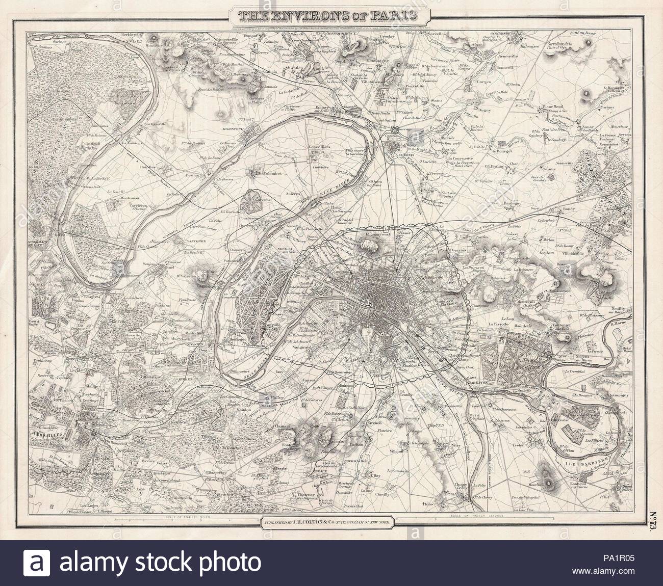 Old Maps Of Paris Stock Photos & Old Maps Of Paris Stock Images - Alamy