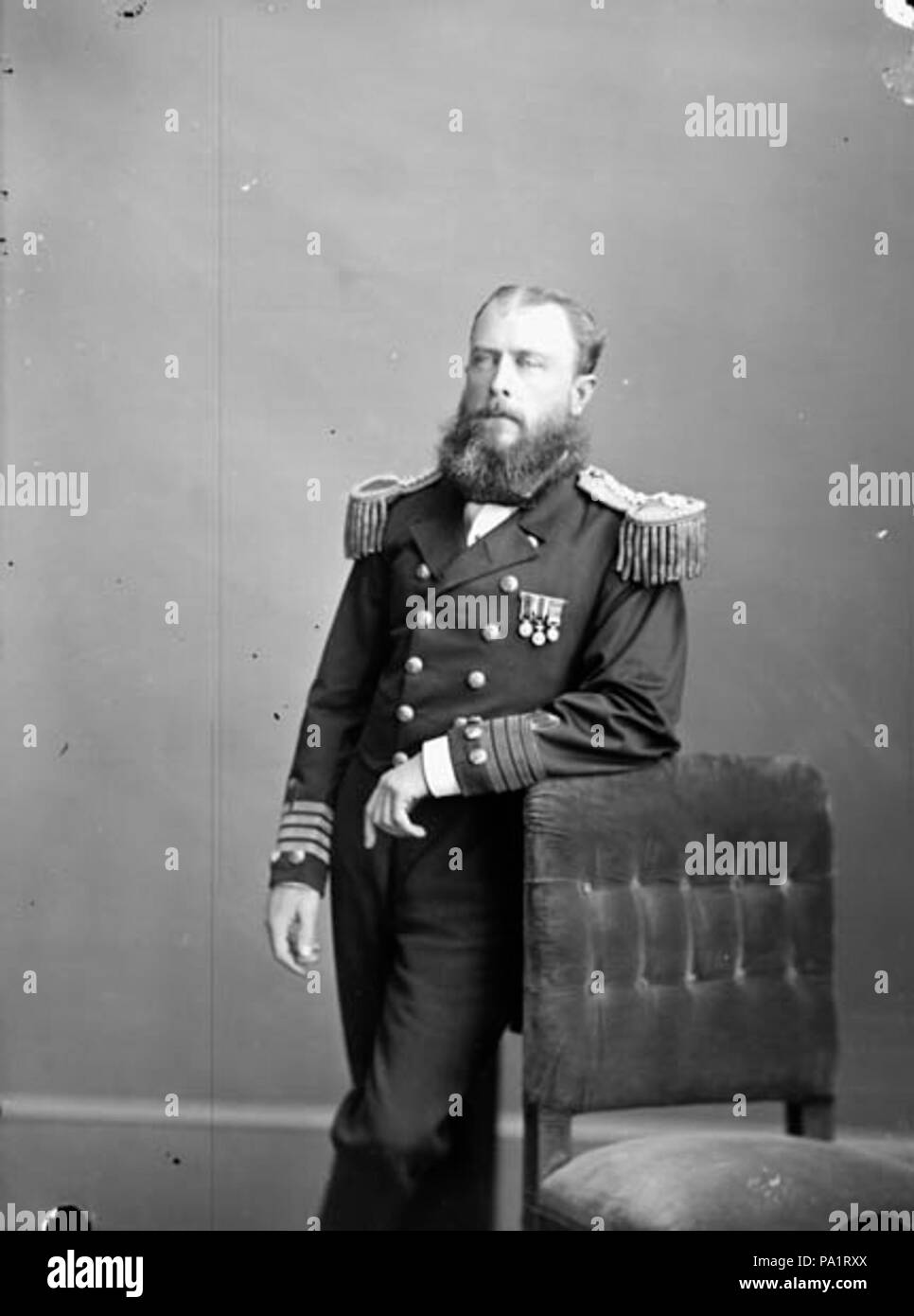 45 Captain Barnardiston of HMS Pelorus at Halifax LAC 3333065 Stock ...