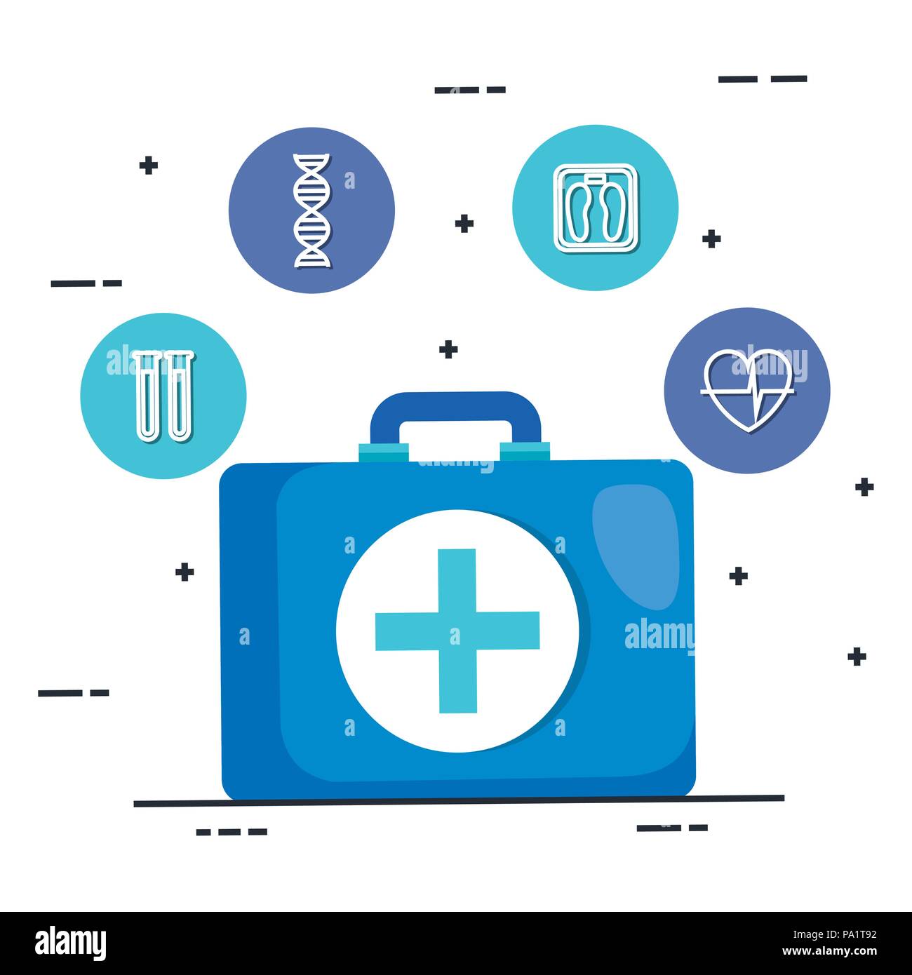 healthcare medical kit icons Stock Vector Image & Art - Alamy
