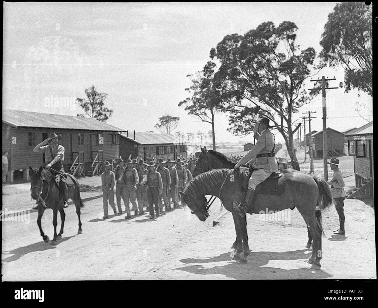 Ingleburn camp Black and White Stock Photos & Images - Alamy