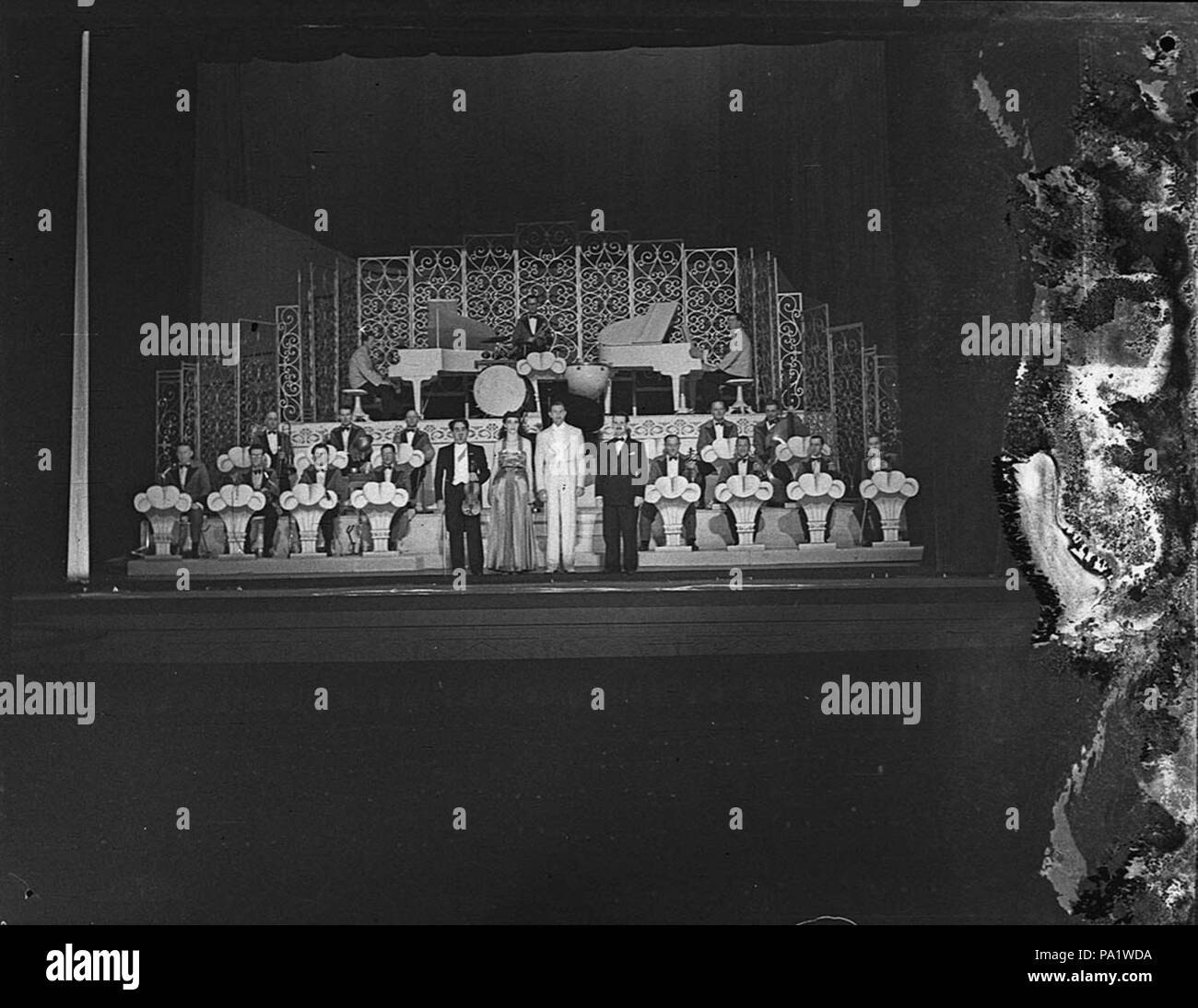 Theatre musical stage Black and White Stock Photos & Images - Alamy