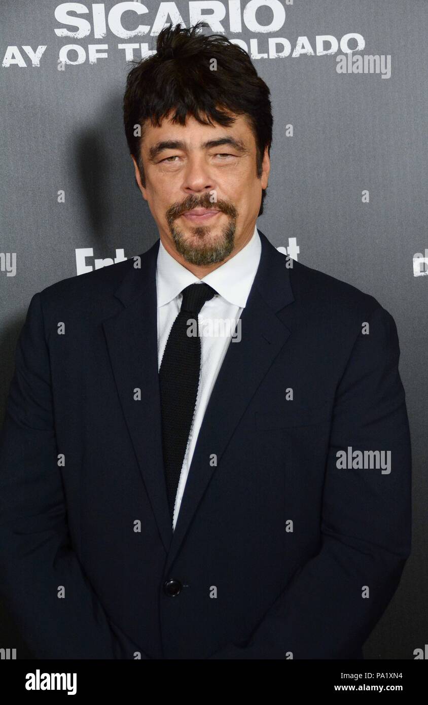 'Sicario: Day of the Soldado' Premiere - Arrivals Featuring: Benicio ...