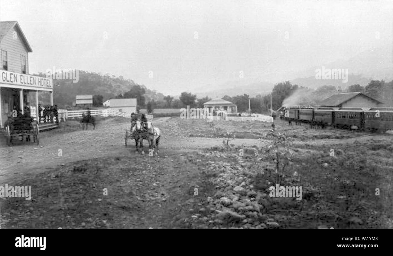 Glen ellen california Black and White Stock Photos & Images - Alamy