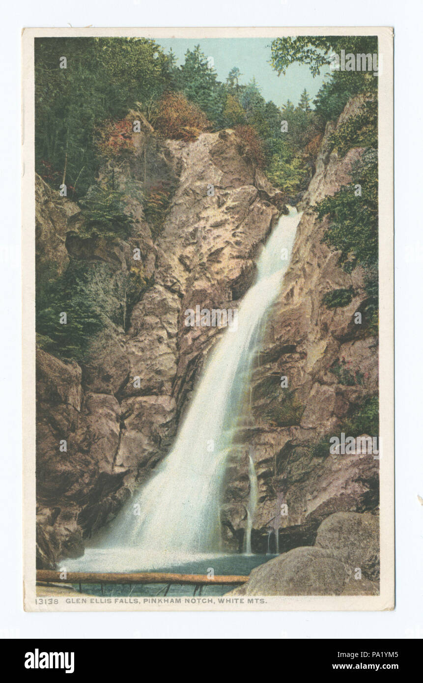 714 Glen Ellis Falls, Pinkham Notch, White Mountains, N.H (NYPL ...