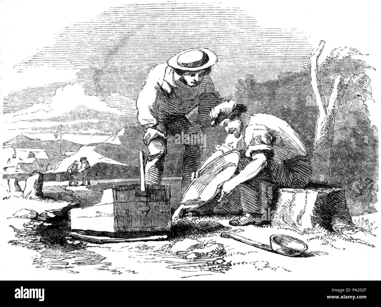 Gold washing hi-res stock photography and images - Alamy