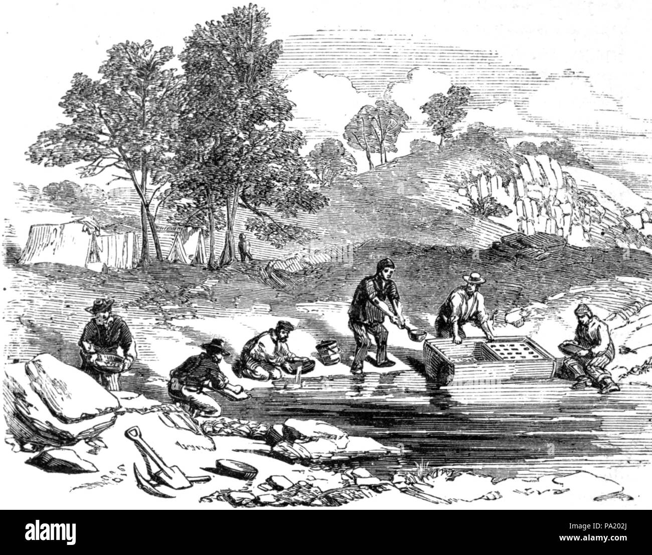 Gold washing hi-res stock photography and images - Alamy