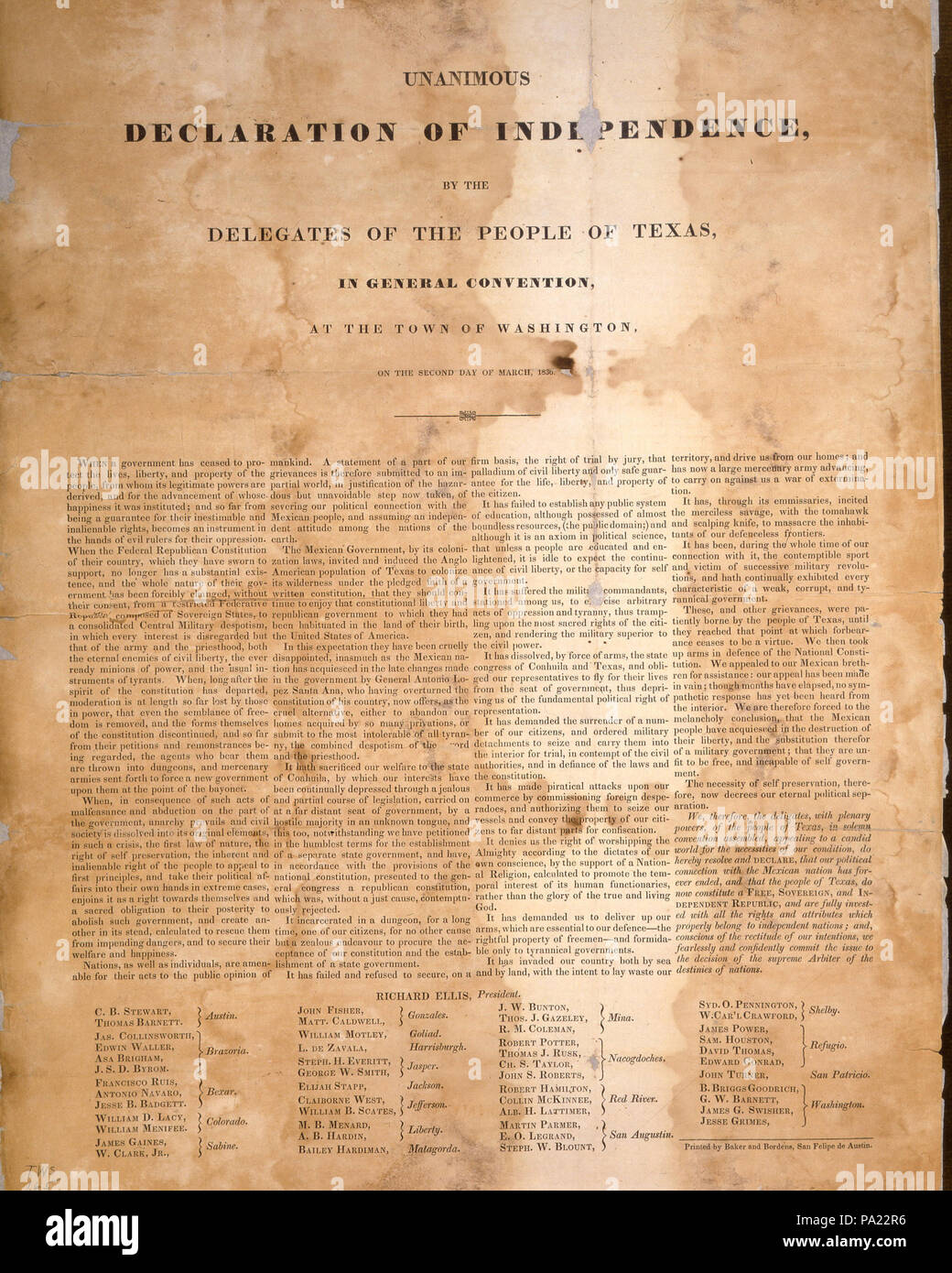 Official declaration hi-res stock photography and images - Alamy