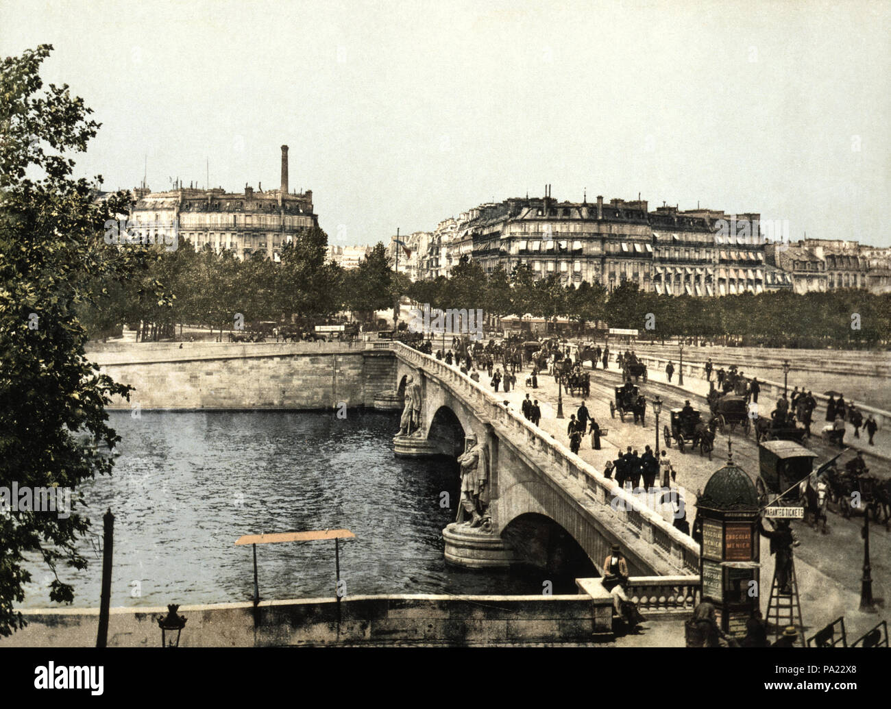 118 Alma bridge, Paris, France, ca. 1890-1900 Stock Photo - Alamy