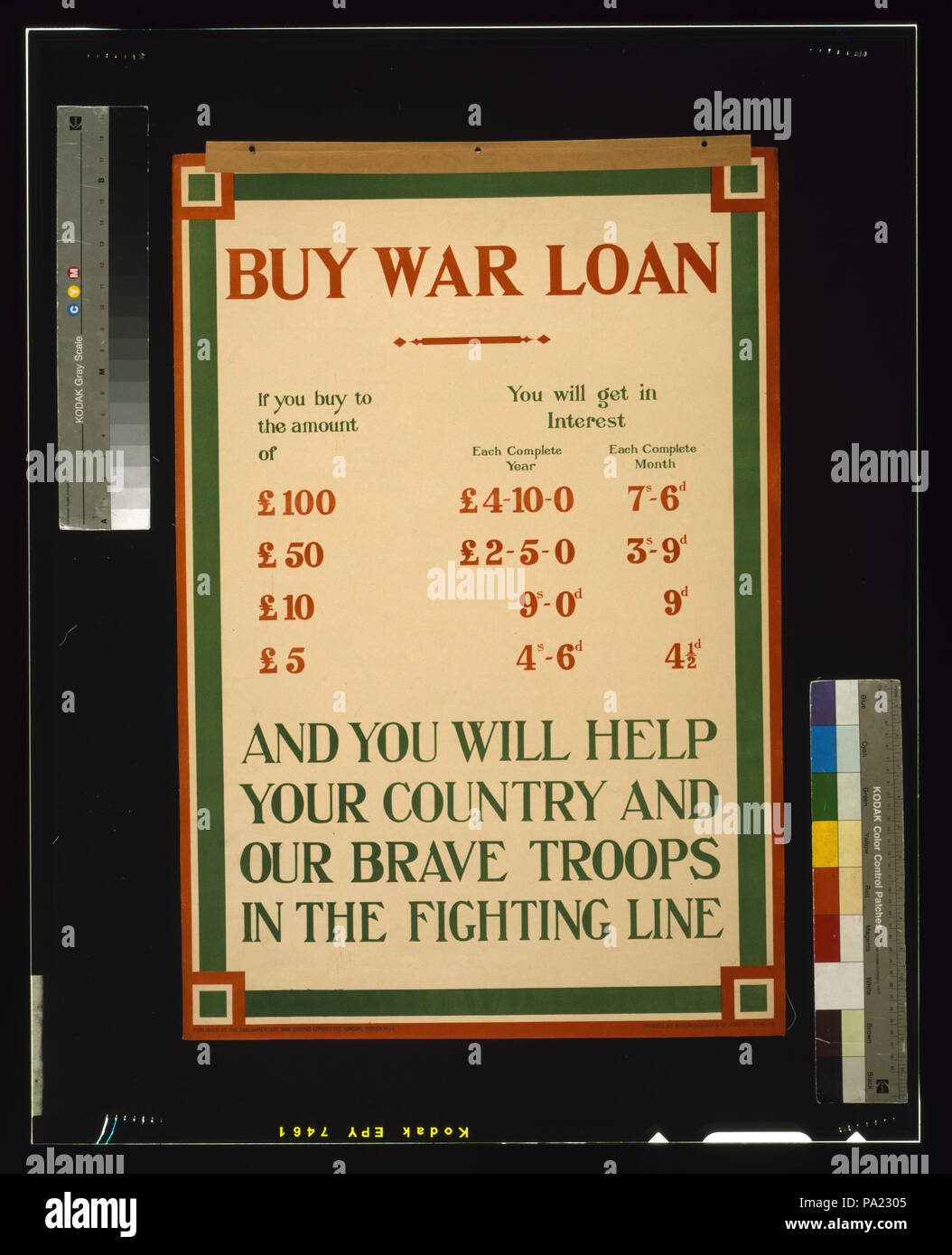 260 Buy war loan and you will help your country and our brave troops in ...