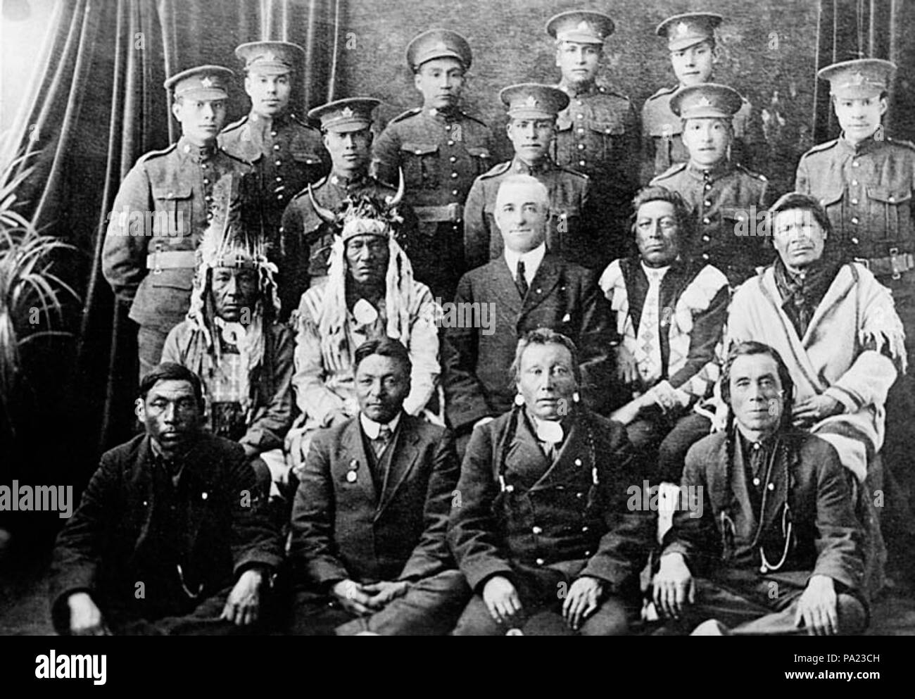 First nations elders Black and White Stock Photos & Images - Alamy