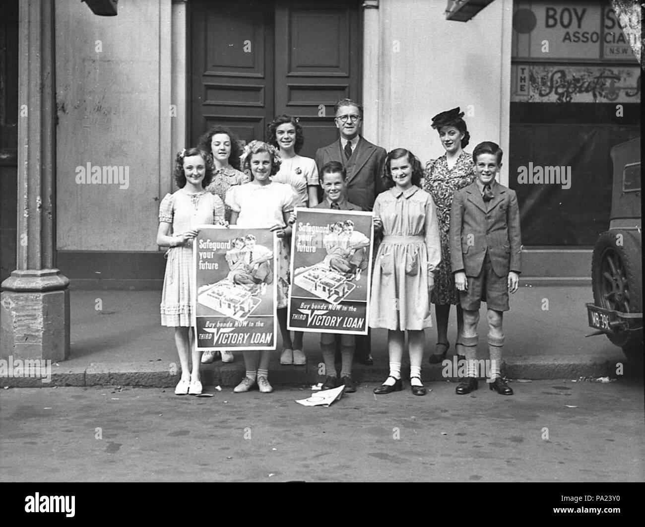 Outside radio station Black and White Stock Photos & Images - Alamy