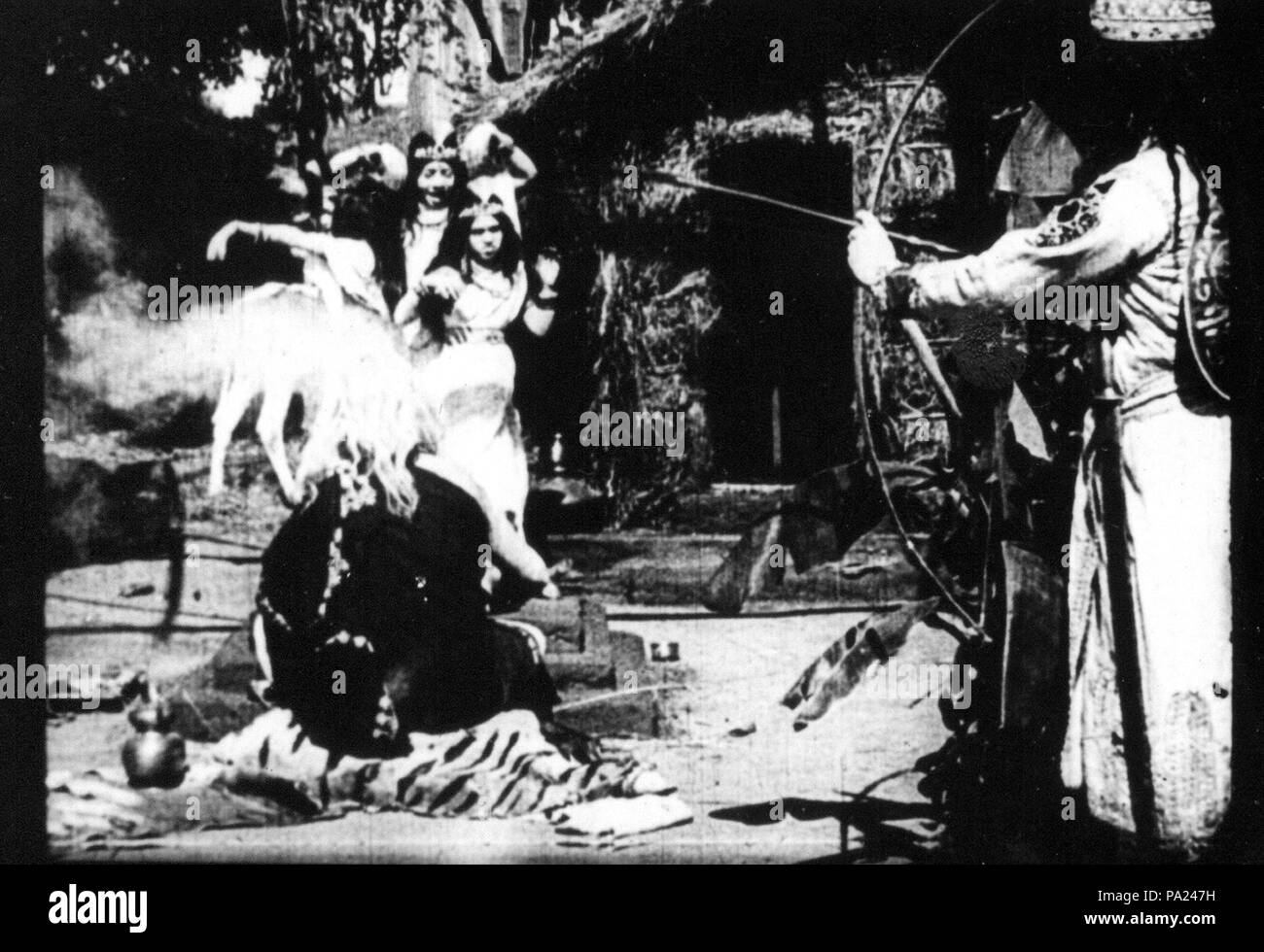 87 A scene from film, Raja Harishchandra (1913 Stock Photo - Alamy