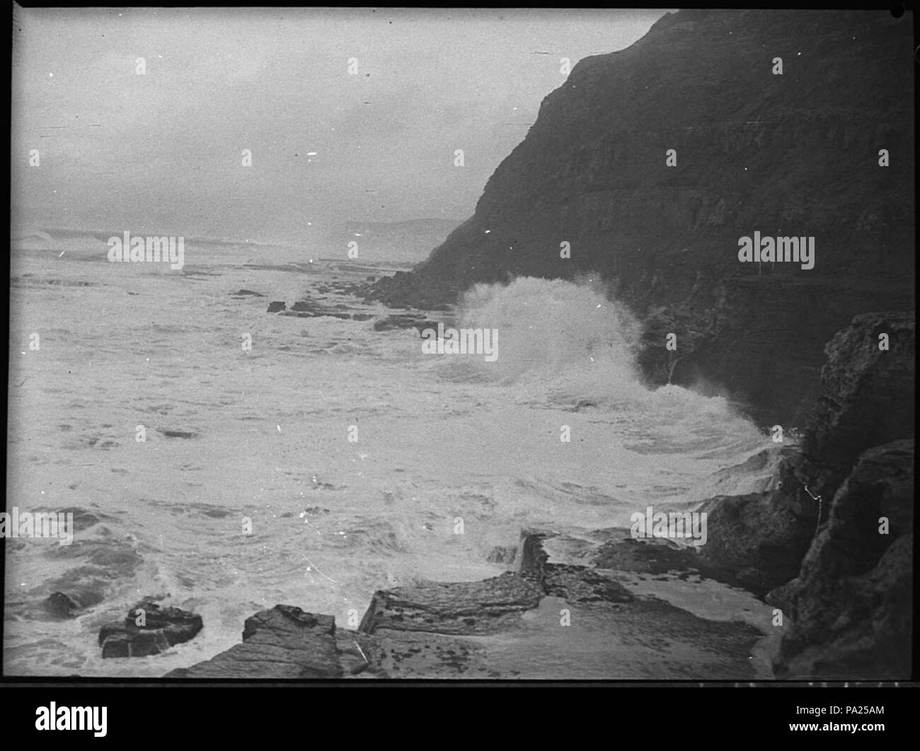 Beach damaged Black and White Stock Photos & Images - Alamy