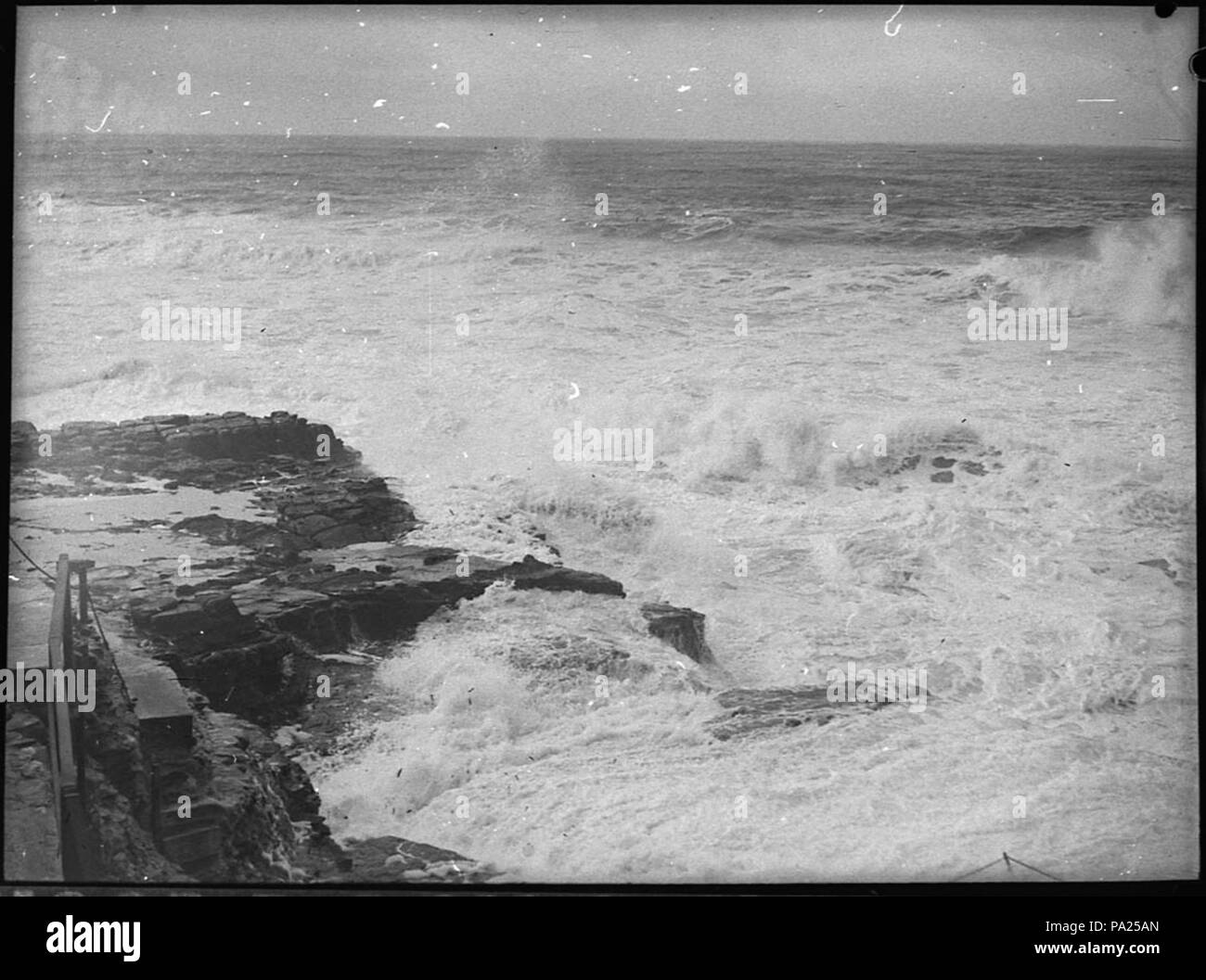 Beach damaged Black and White Stock Photos & Images - Alamy