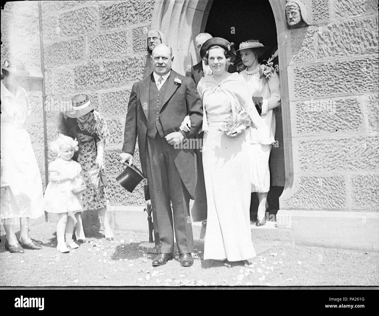 Vintage wedding photo black family Black and White Stock Photos ...