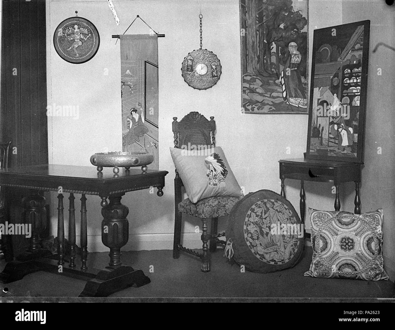 Craft crafts craftwork Black and White Stock Photos & Images - Alamy