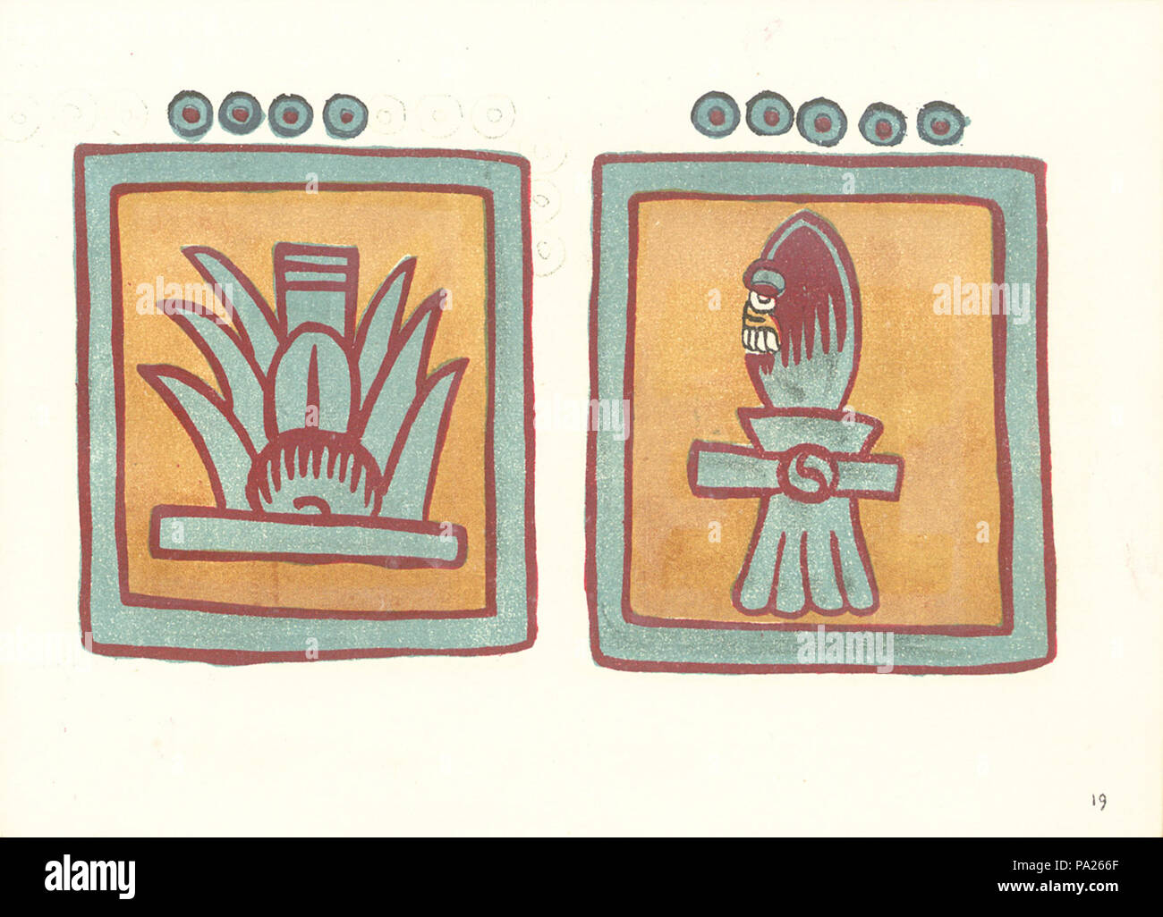 Aztec codex magliabechiano hi-res stock photography and images - Alamy