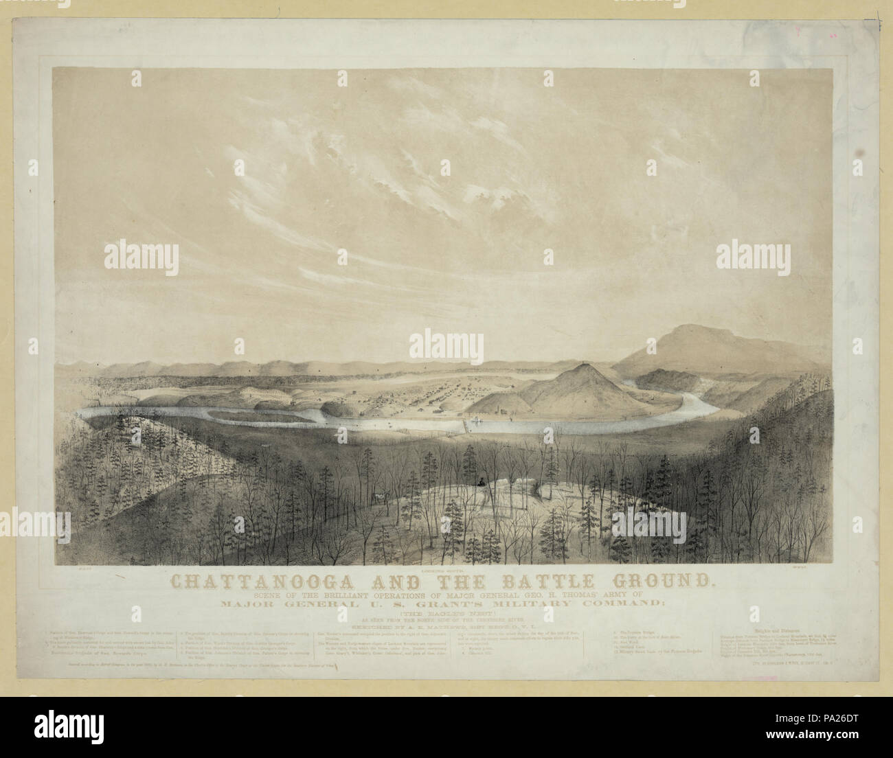 Battle american civil war chattanooga hi-res stock photography and ...