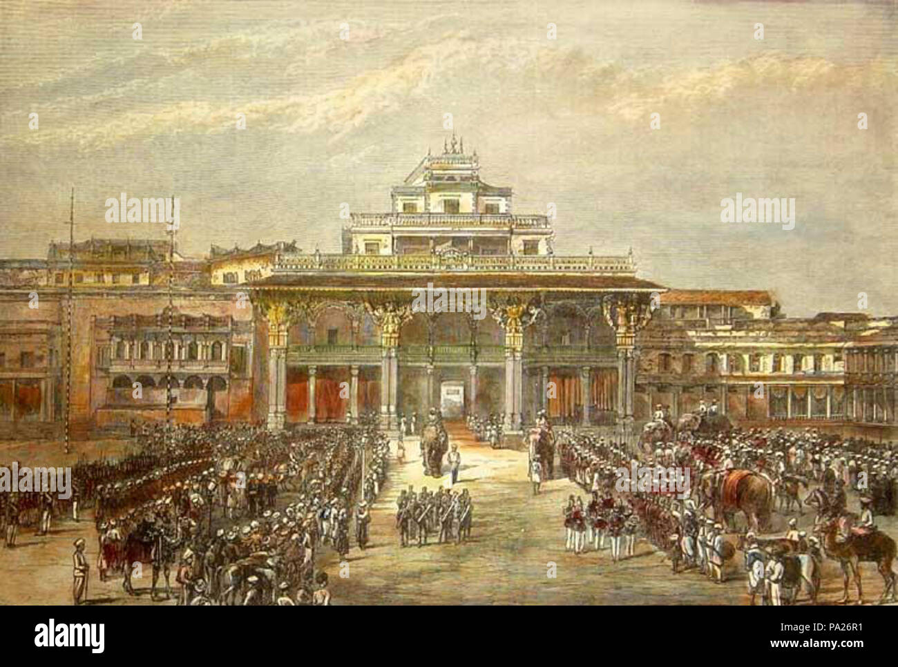 4 "Palace of the Maharajah of Mysore, India," from the Illustrated ...