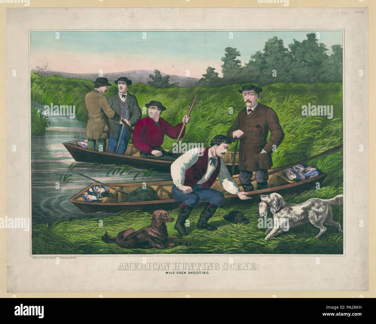 Waterfowl hunting scene hi-res stock photography and images - Alamy