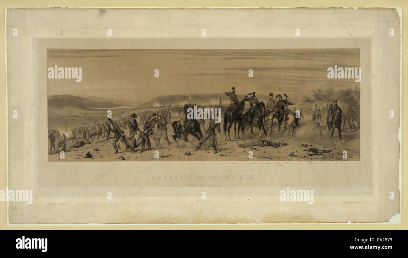 Gaines' mill 1862 hi-res stock photography and images - Alamy