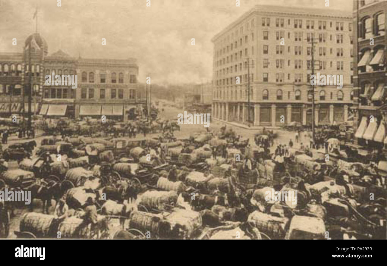 . Selling cotton in Court Square in downtown Montgomery, Alabama ...