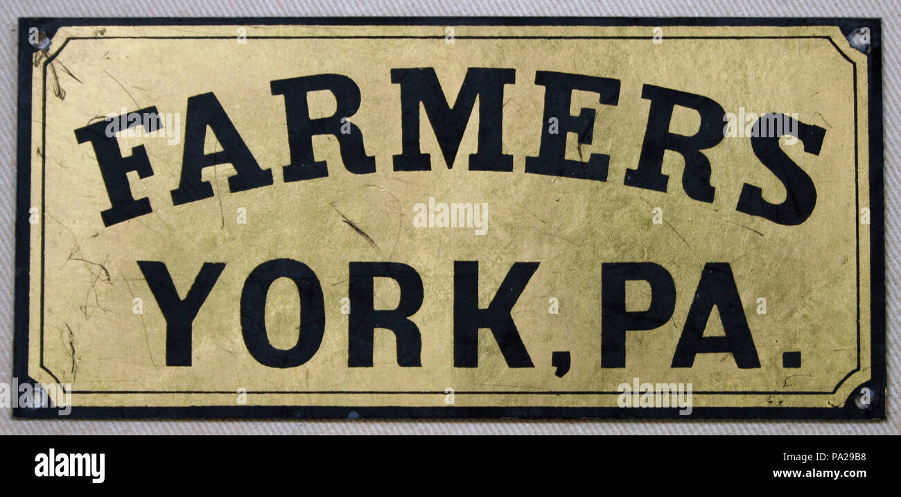 648 Fire mark for Farmers Fire Insurance Company in York, Pennsylvania ...