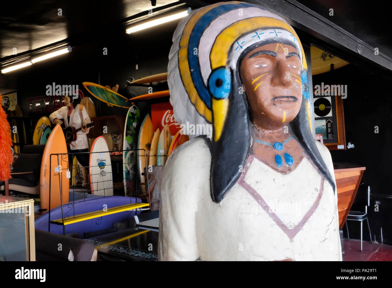 front of collectible shop in coolangatta on the gold coast in ...