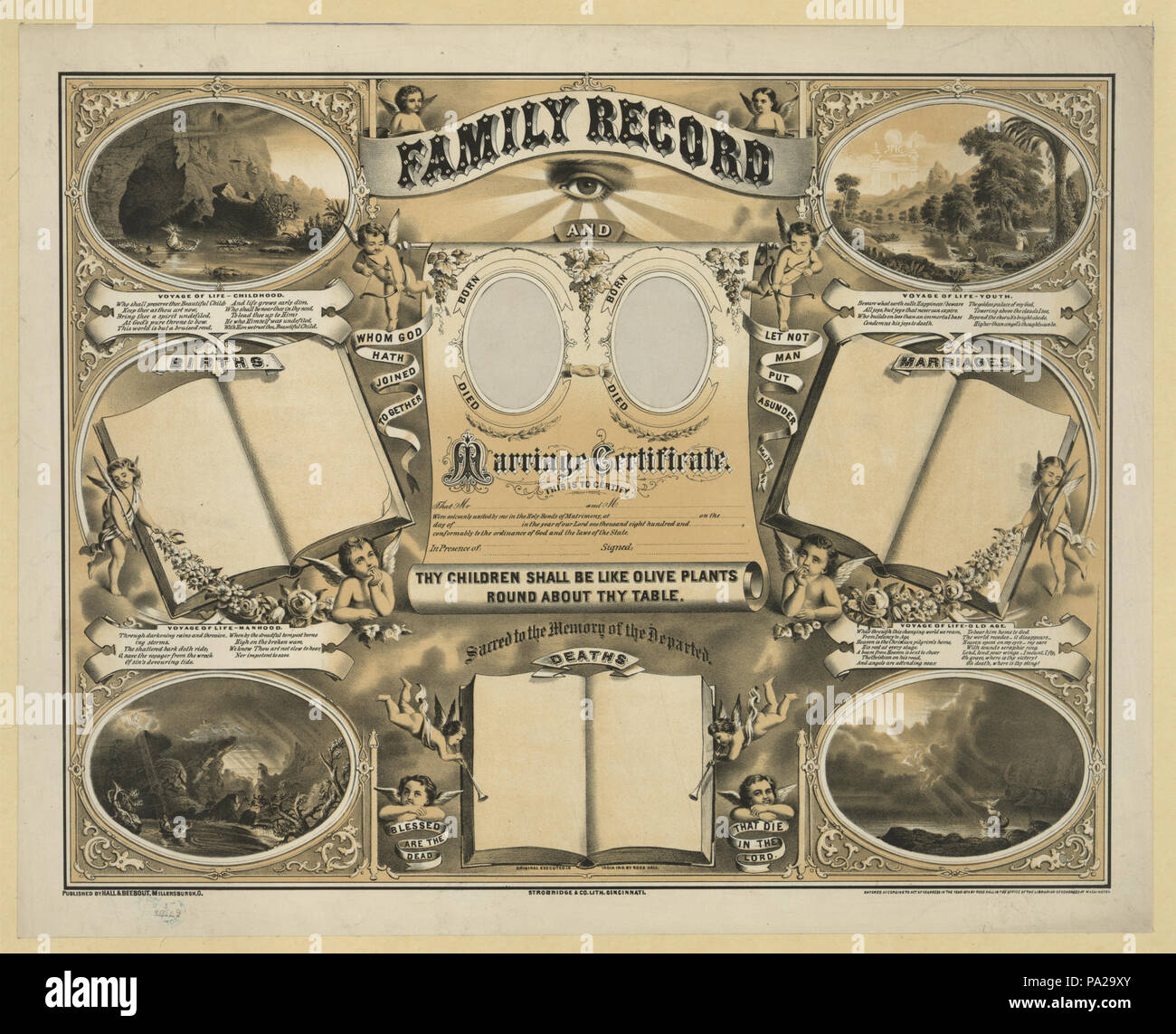 Family record marriage certificate hi-res stock photography and images - Alamy