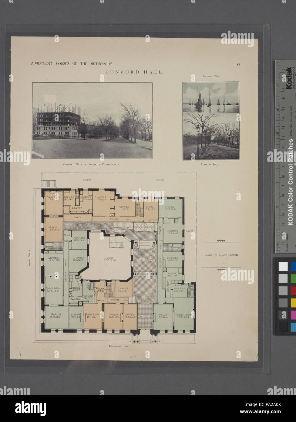 Floor plan of 20th century building hi-res stock photography and images ...