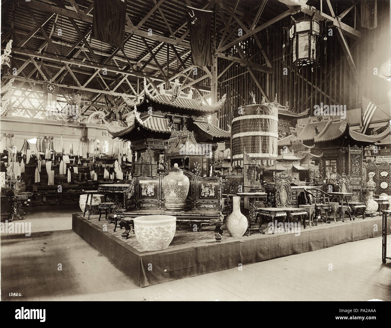 306 Chinese exhibit in the Palace of Manufactures at the 1904 World's ...