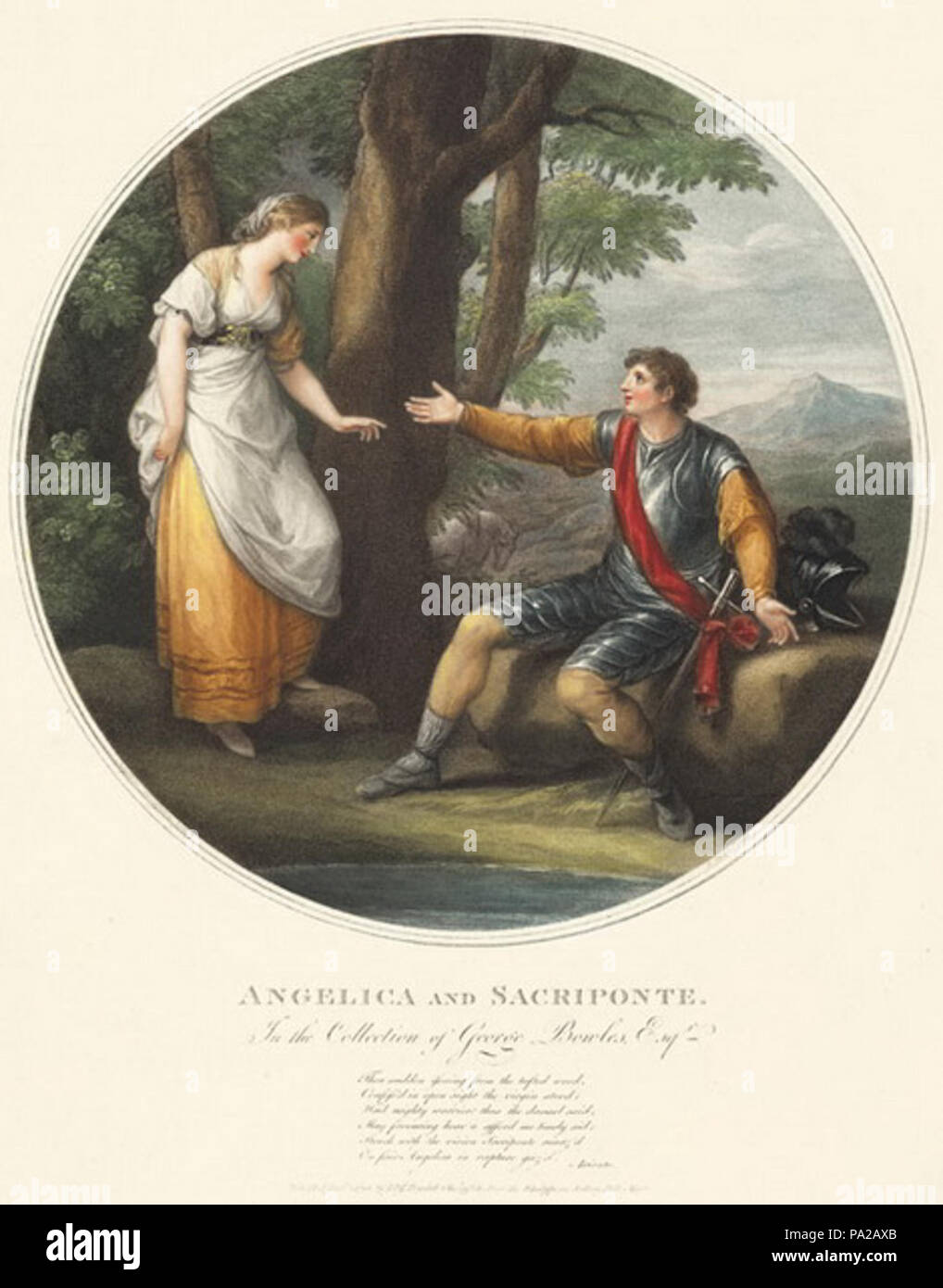 131 Angelica and sacriponte by BURKE, THOMAS - GMII Stock Photo - Alamy