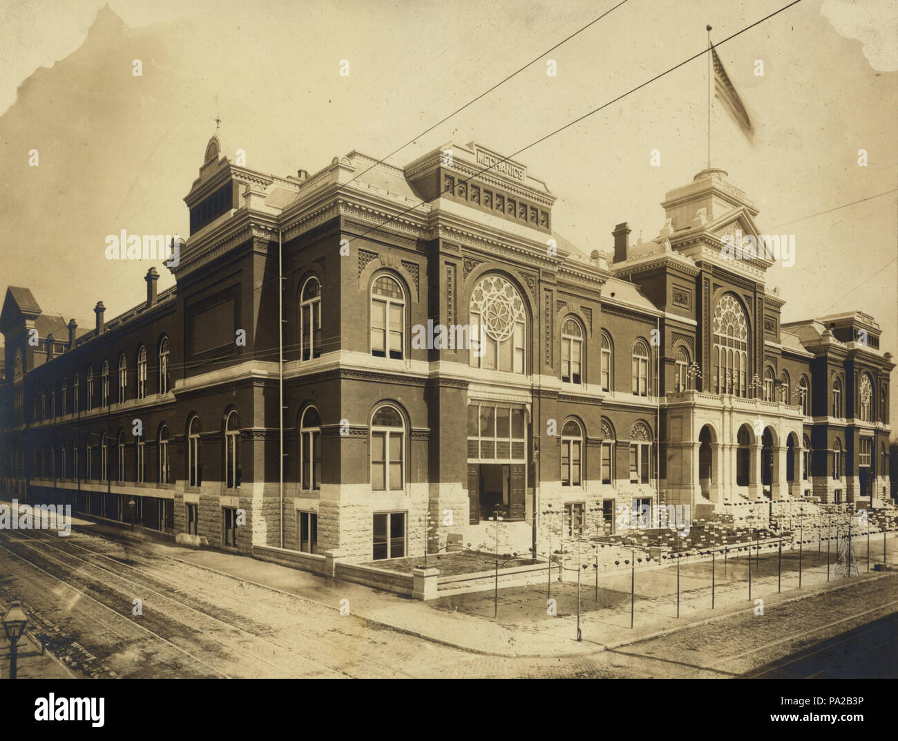 633 Exposition and Music Hall, exterior view. Olive Street between ...