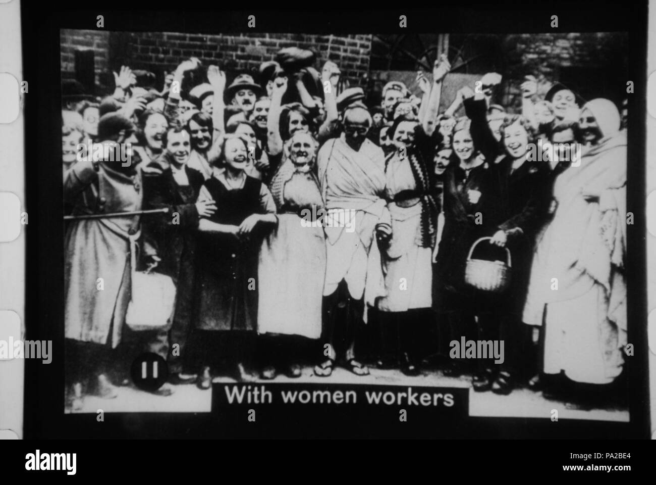99 Gandhi with women workers Stock Photo - Alamy