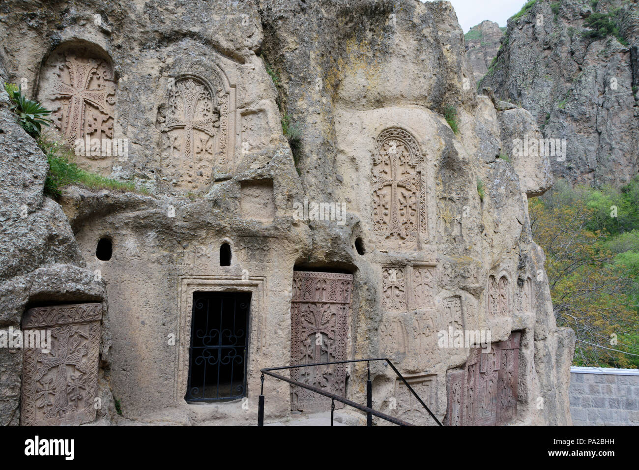 Geghard Monastery near Goght, Armenia Stock Photo - Alamy