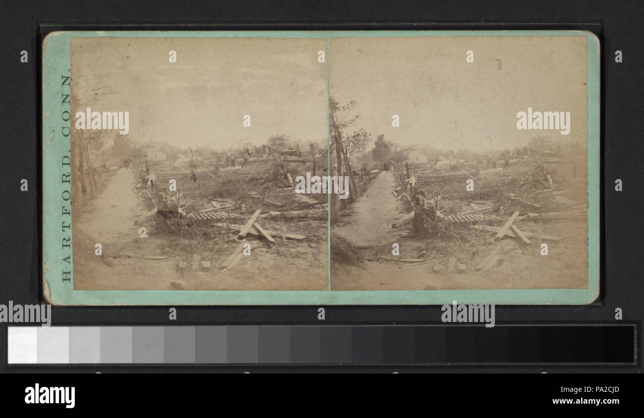 377 Debris of collapsed houses (NYPL b11707672-G90F064 020F Stock Photo ...