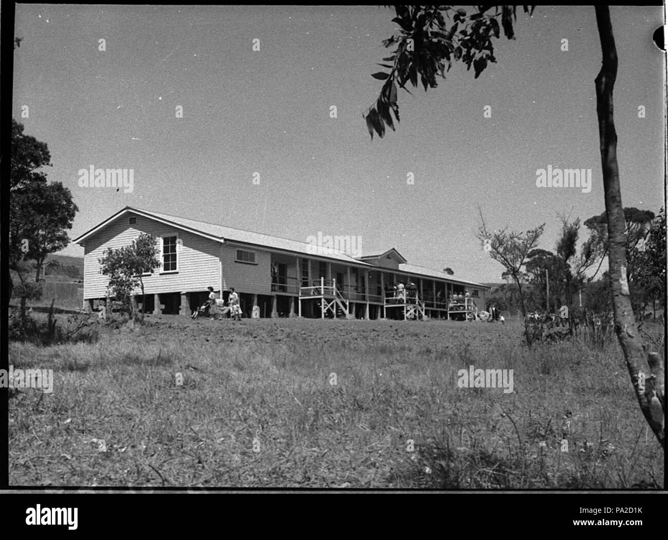 258 SLNSW 33349 New school Waratah West opened by Mr Heffron Stock ...
