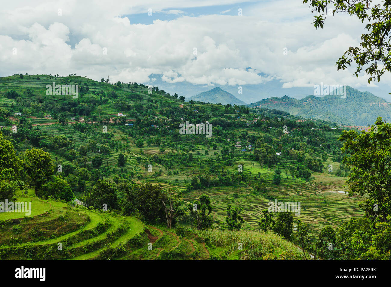 Landscape In Nepali Hills High Resolution Stock Photography and Images - Alamy