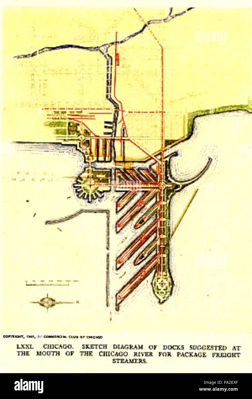 Chicago plan 1909 hi-res stock photography and images - Alamy