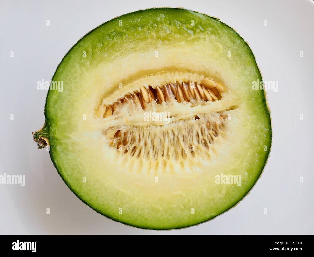 Fresh tropical fruit melon Stock Photo - Alamy