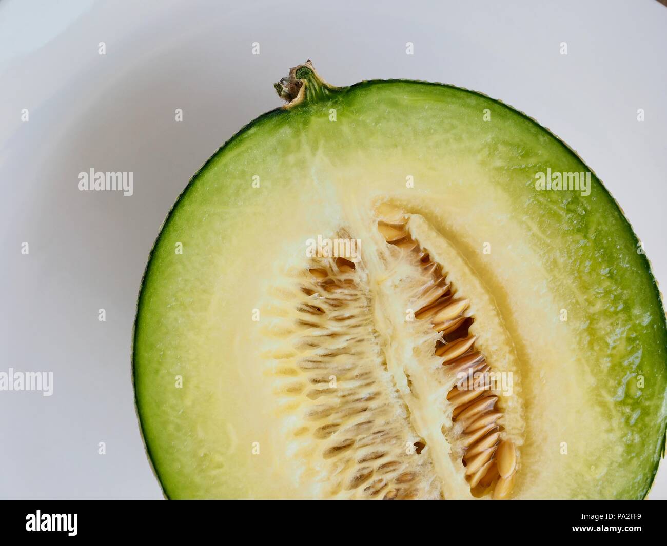Fresh tropical fruit melon Stock Photo - Alamy
