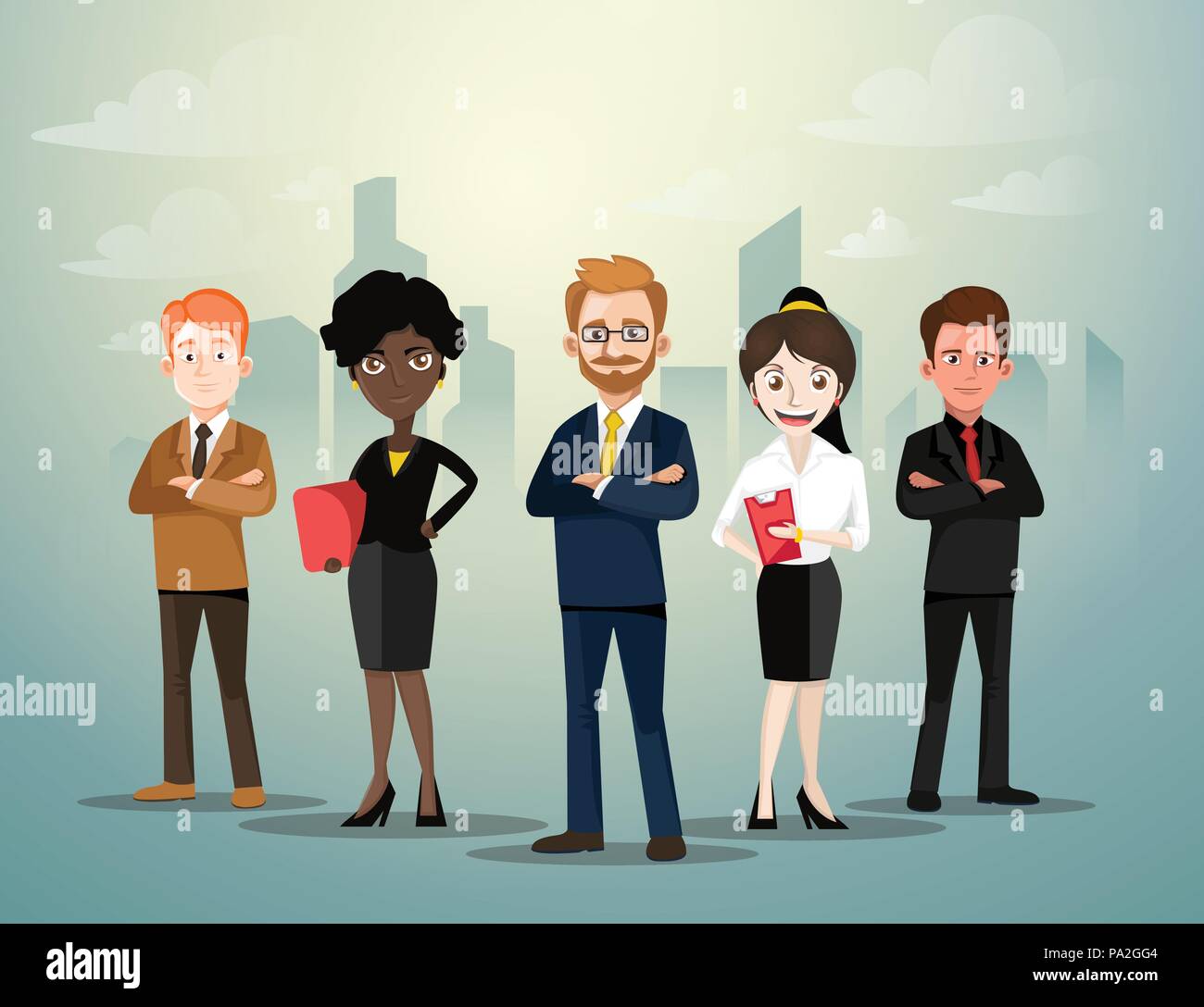 Mix race women in Stock Vector Images - Alamy