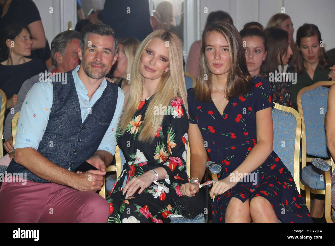 guests at the Ernstings family fashion show for autuum/winter 2018 ...
