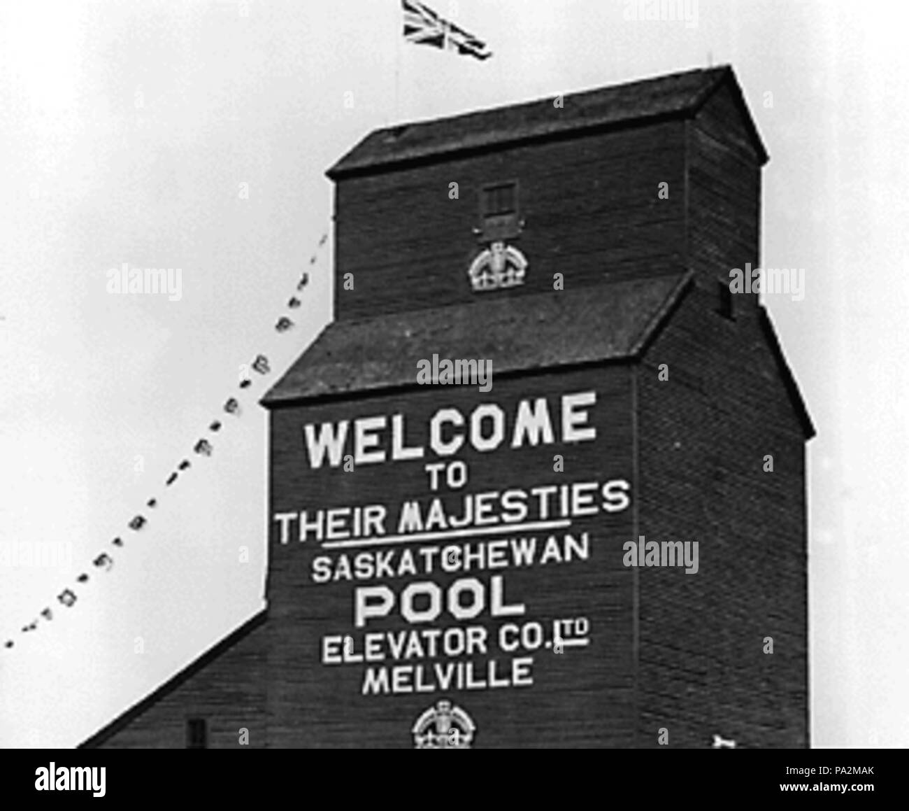 Royal visit canada Black and White Stock Photos & Images - Alamy