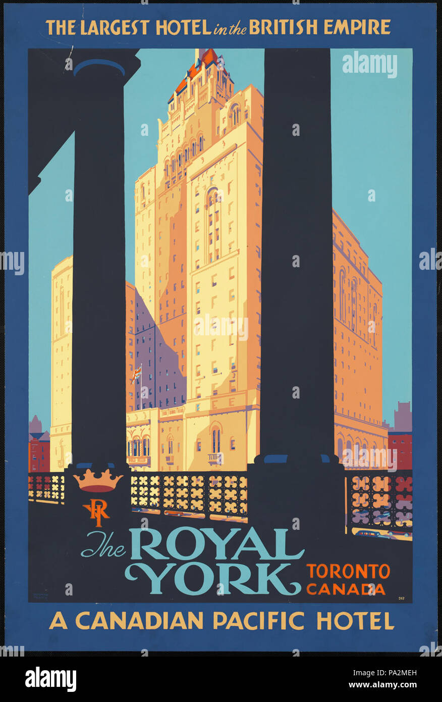 Royal york hotel poster hi-res stock photography and images - Alamy