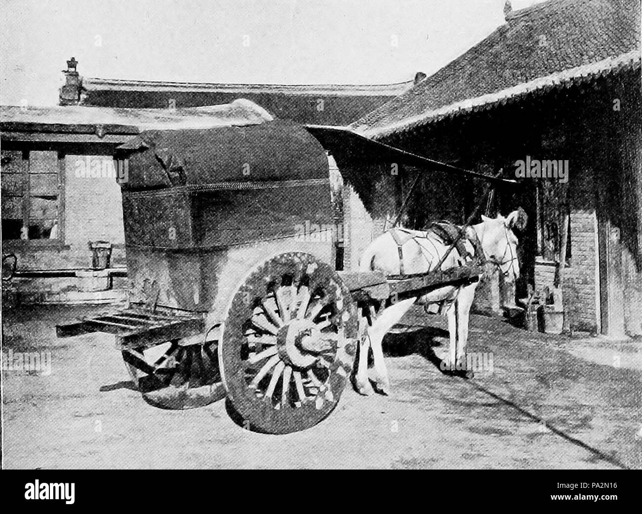 A Mule Cart Stock Photo - Alamy