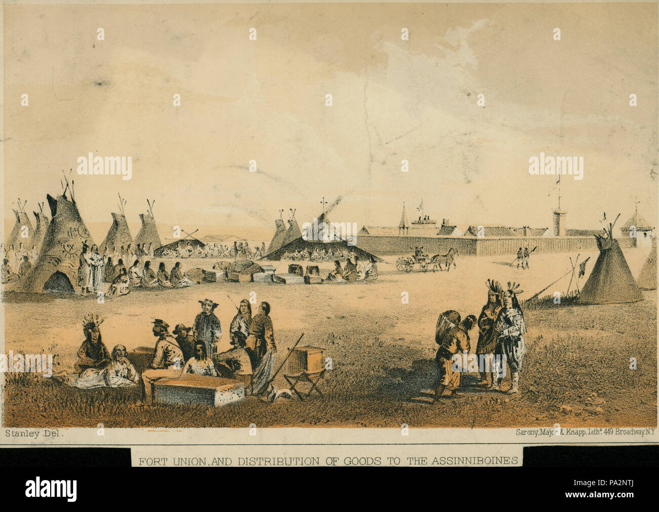 Native americans trade goods hi-res stock photography and images - Alamy