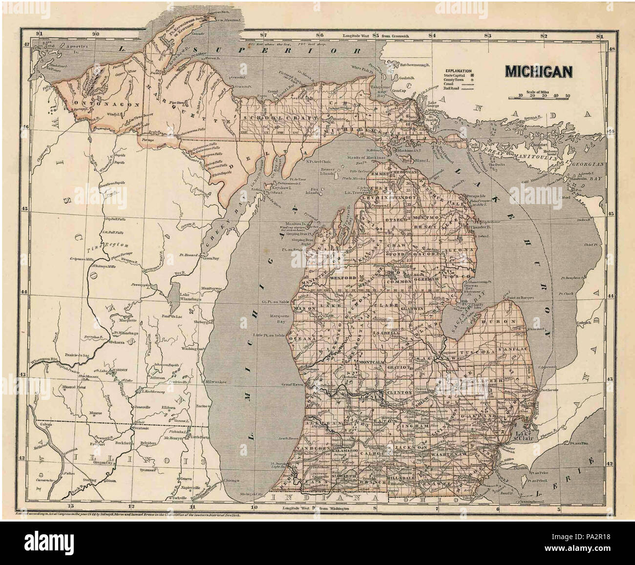 18 michigan hi-res stock photography and images - Alamy